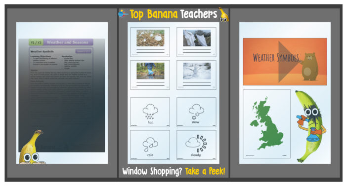 Weather Symbols - Top Banana Teachers Resources : Top Banana Teachers ...